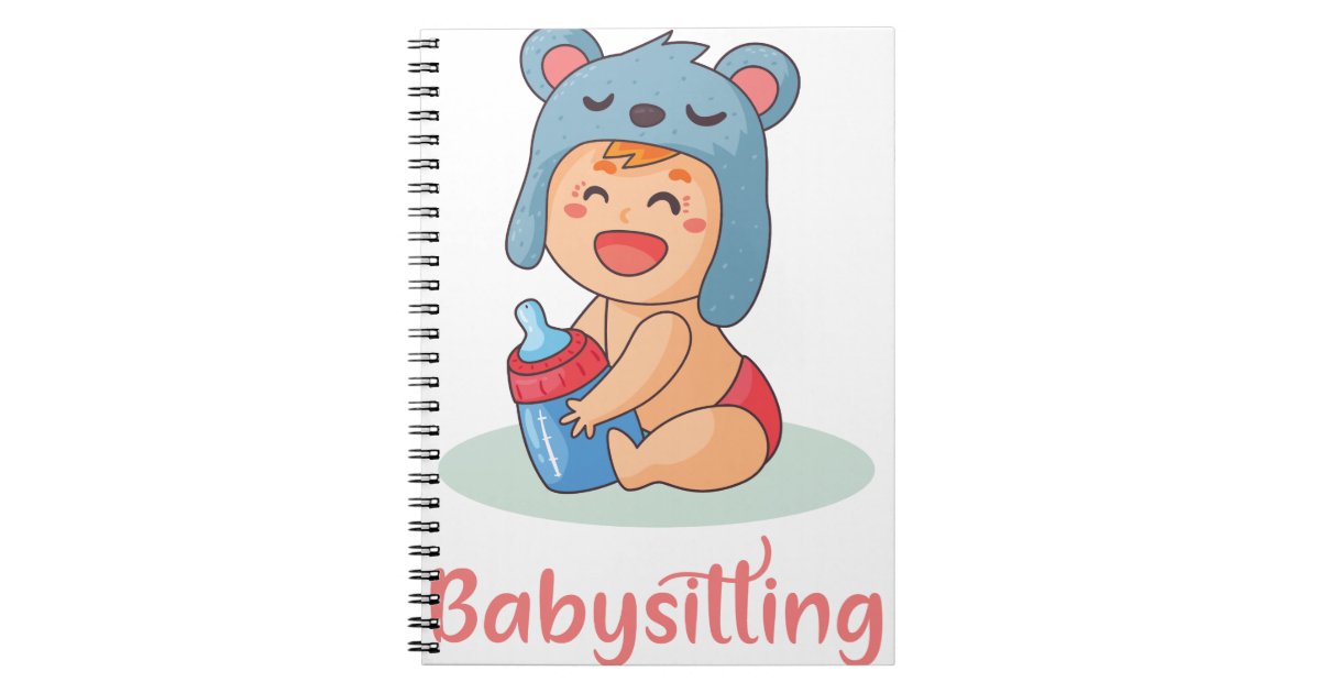 Babysitting Notebook | Zazzle