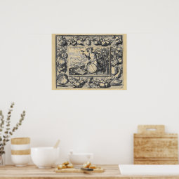 Bacchus God of Wine Poster | Zazzle