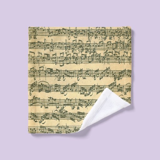 Bach Chaconne Original Music Manuscript Bath Towel Set | Zazzle
