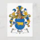 Bach Family Crest Postcard | Zazzle