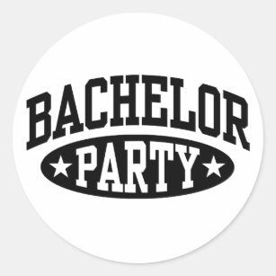Bachelor Party Drinking Team Stickers & Sticker Designs | Zazzle