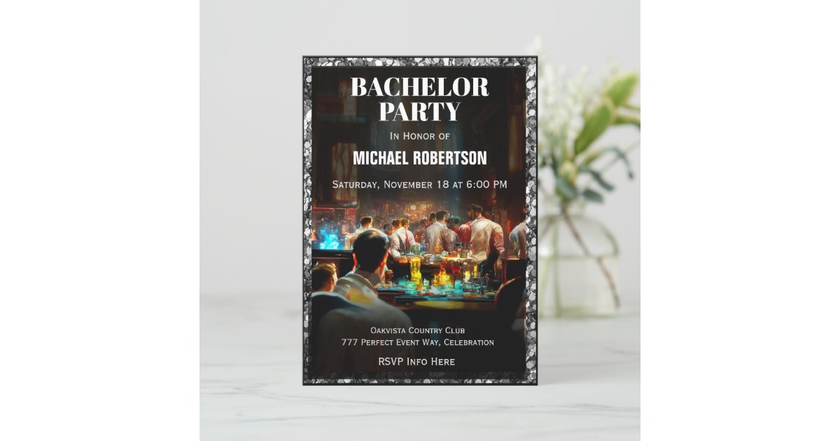 Bachelor Party Invitation | Zazzle