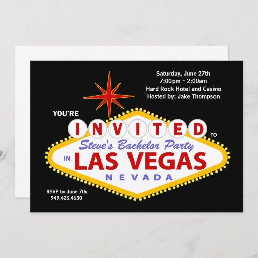 Bachelor Party Invitation | Zazzle