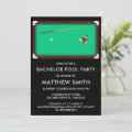 Bachelor Party Pool Billards Invitation | Zazzle