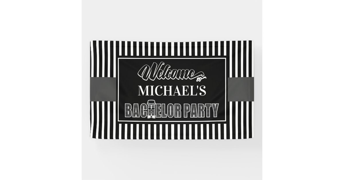 Bachelor Party Welcome Banner | Zazzle