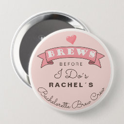 Bachelorette brew crew button | Zazzle