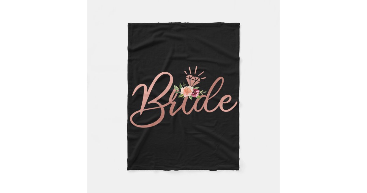 Bachelorette Party Bride Bridal Wedding Shower Gif Fleece Blanket | Zazzle