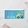 Bachelorette Party Bus Pass Invitation | Zazzle