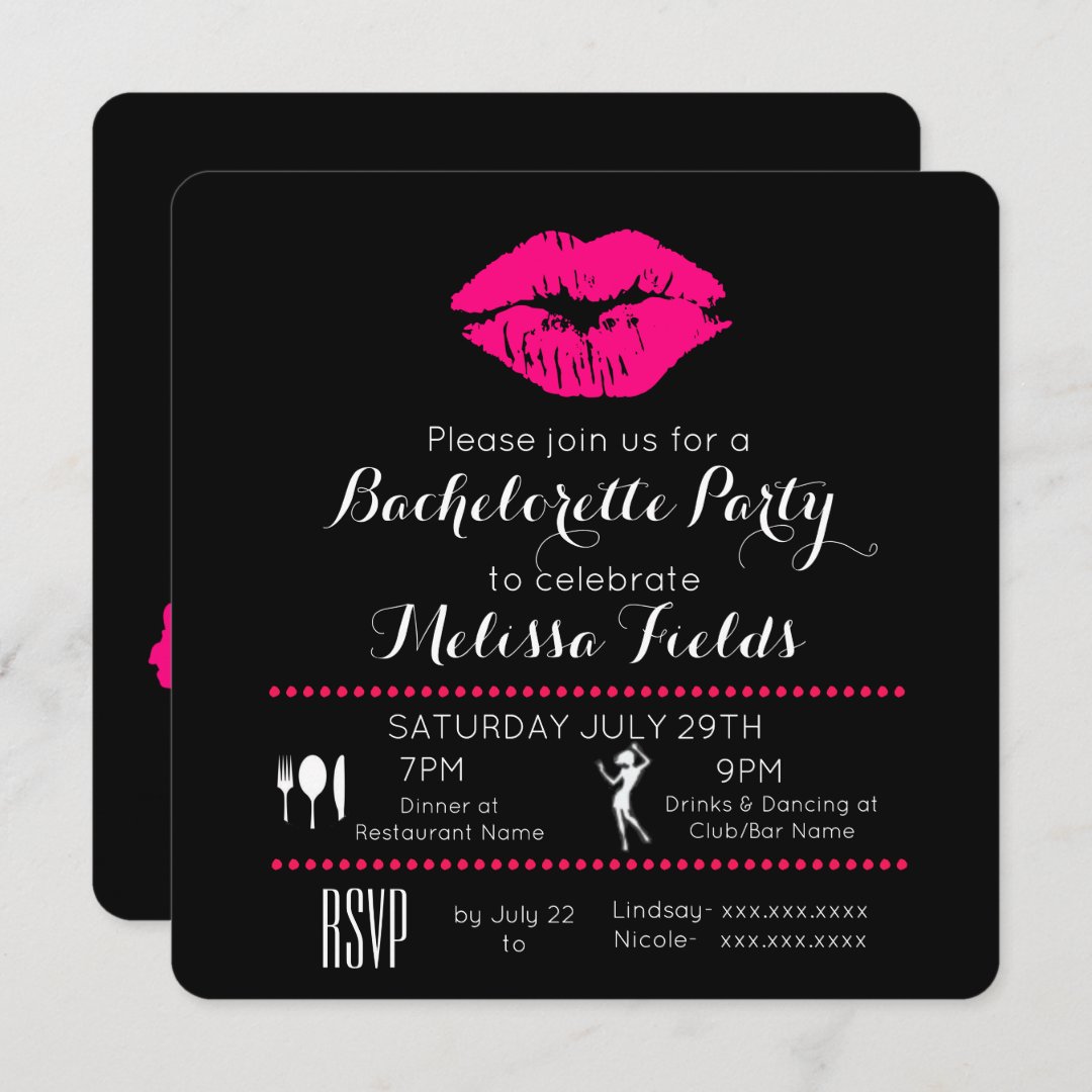 Bachelorette Party Invitation | Zazzle