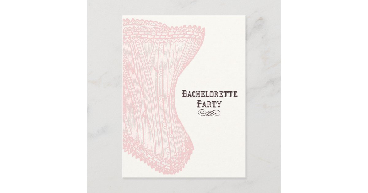 Bachelorette Party Postcard | Zazzle