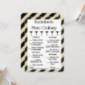 Bachelorette Photo Challenge Party Game Invitation | Zazzle