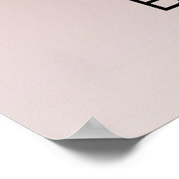 Bachelorette Rose Gold Glitter Poster | Zazzle