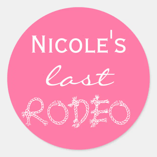 bachelorette stickers | Zazzle