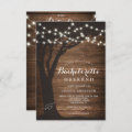 Bachelorette Weekend Itinerary Rustic Country Invi Invitation | Zazzle