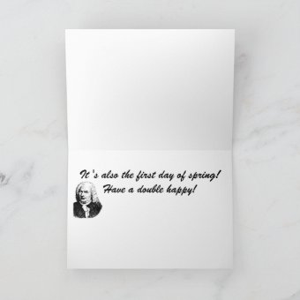 Bach's Birthday Card | Zazzle