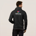 Back And Front Print Add Company Logo Here Men's Hoodie | Zazzle