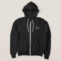 Back And Front Print Add Company Logo Here Men's Hoodie | Zazzle