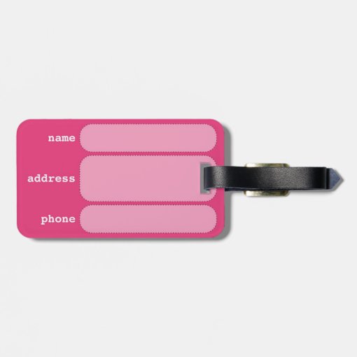 Back Away Luggage Tag | Zazzle
