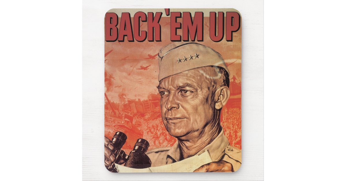 Back 'Em Up Mouse Pad | Zazzle