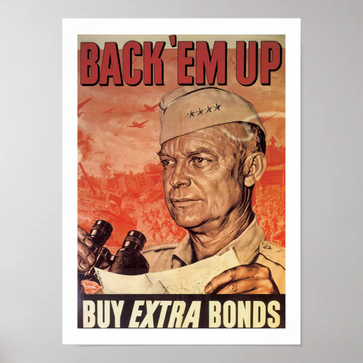 Back 'Em Up Poster | Zazzle