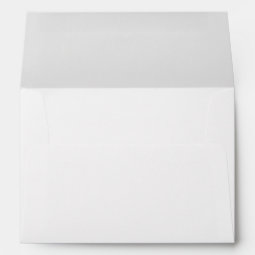 Back Flap Return Address 5 x 7 White Envelope | Zazzle
