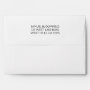Back Flap Return Address 5 x 7 White Envelope | Zazzle