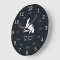 Back Home Time - PST edition Large Clock | Zazzle