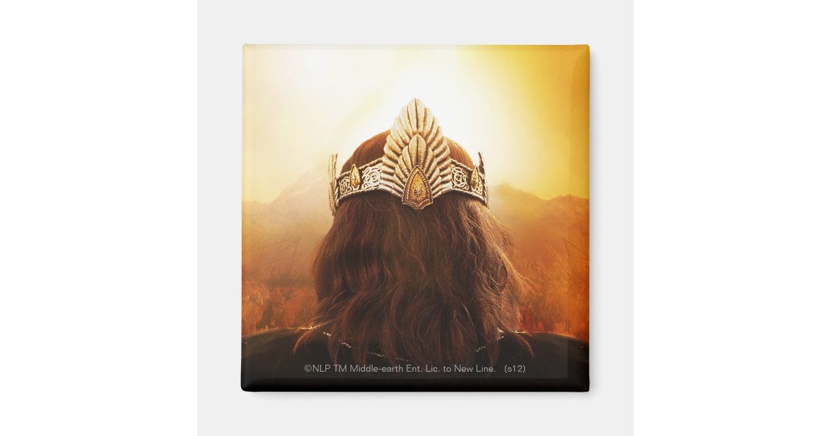 Back of Head with Crown Magnet | Zazzle