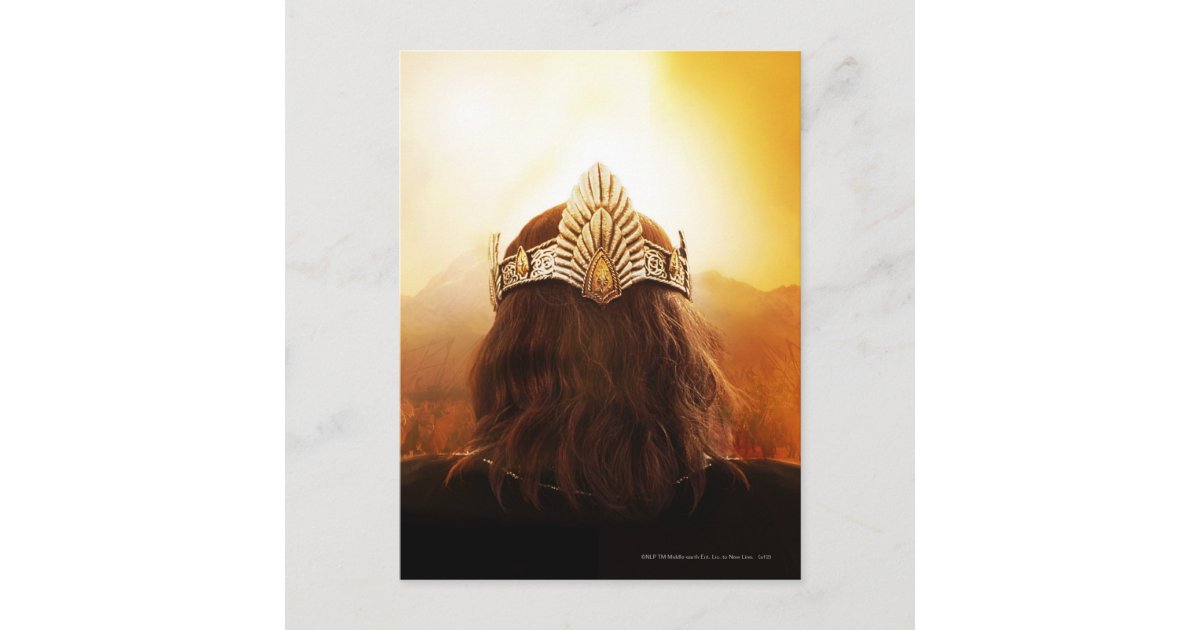 Back of Head with Crown Postcard | Zazzle