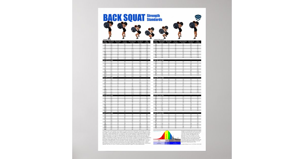 Back Squat - Metric Poster | Zazzle