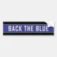 BACK THE BLUE BUMPER STICKER | Zazzle