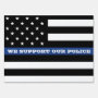 Back The Blue Medium, 18" x 24" Yard Sign | Zazzle
