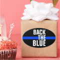 BACK THE BLUE SUPPORT POLICE BUMPER STICKER | Zazzle