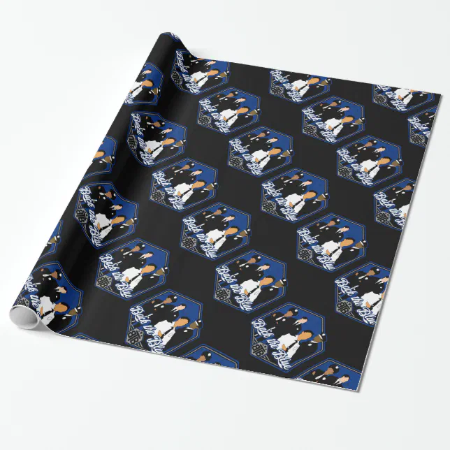 Back The Blue Support Police Officers Wrapping Paper | Zazzle