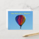 Back to School Adventure Hot Air Balloon Postcard | Zazzle