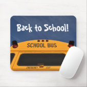 Back to School Bus Mouse Pad | Zazzle