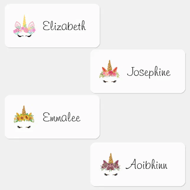 Back to School Custom Multiple Name Stickers | Zazzle