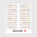 Back to School Custom Multiple Name Stickers | Zazzle