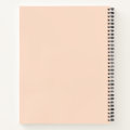 Back to school Cute Pink Pencil Teacher Kids Name Notebook | Zazzle
