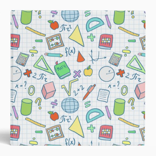 Back to school: math binder | Zazzle