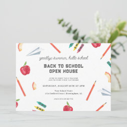 Back to School | Meet the Teacher Open House Invitation | Zazzle