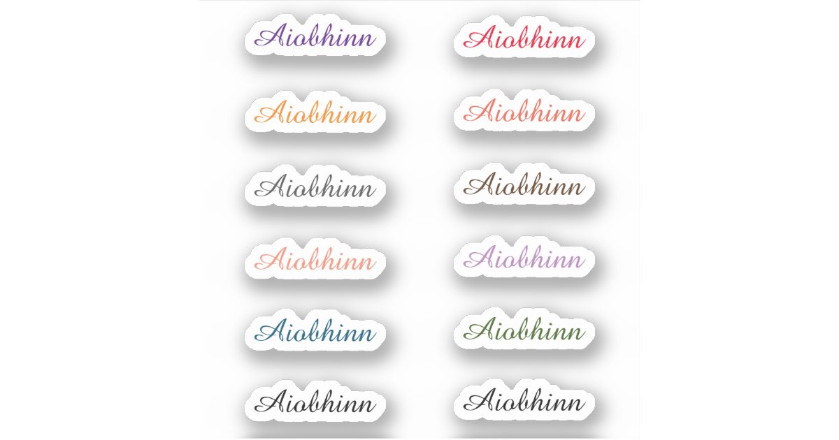 Back to School Name Stickers | Zazzle