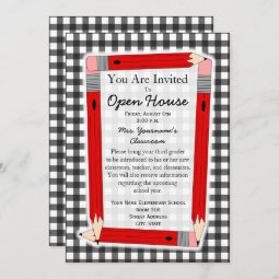 Back To School Open House Invitation | Zazzle