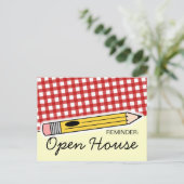 Back To School Open House / Orientation Postcard | Zazzle