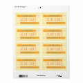 Back to School Pencil Label | Zazzle