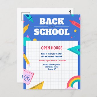 Back To School Postcard | Zazzle