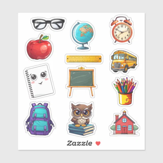 Back to School Sticker | Zazzle