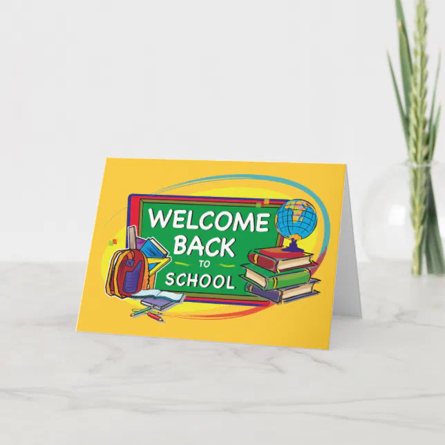 Back to School Welcome Card | Zazzle