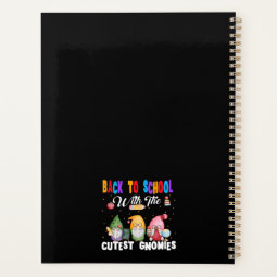 Back to School With The Cutest Gnomes Teacher Planner | Zazzle
