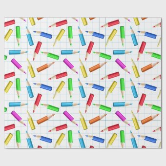 Back To School Wrapping Paper | Zazzle